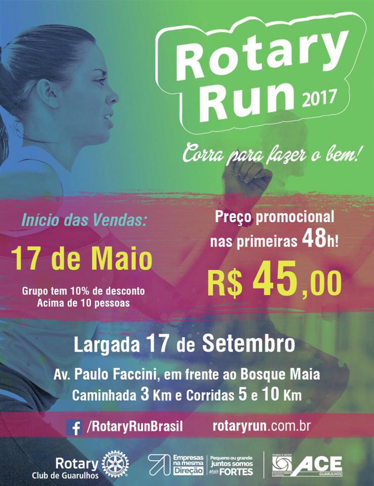 Rotary Run 2017 - Guarulhos - Esportividade - Guia de esporte de São ...